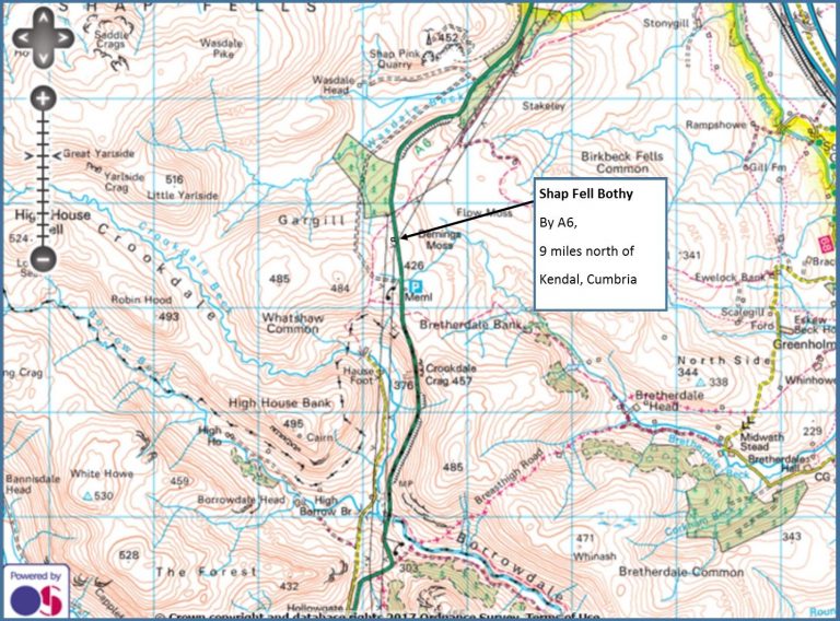 LOCATION & ACCESS – Shap Fell Bothy
